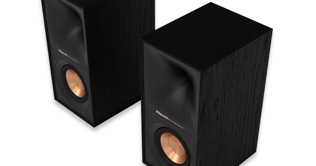 R-40M Bookshelf Stereo Speakers with 4" Woofers | Klipsch